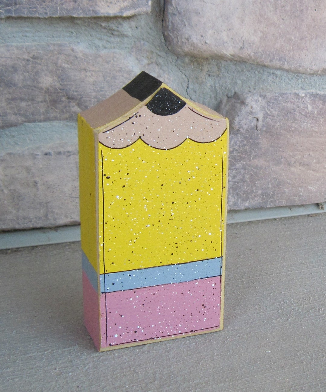 PENCIL Shelf Sitter Block for Shelf, Desk, Office and Home Decor - Etsy