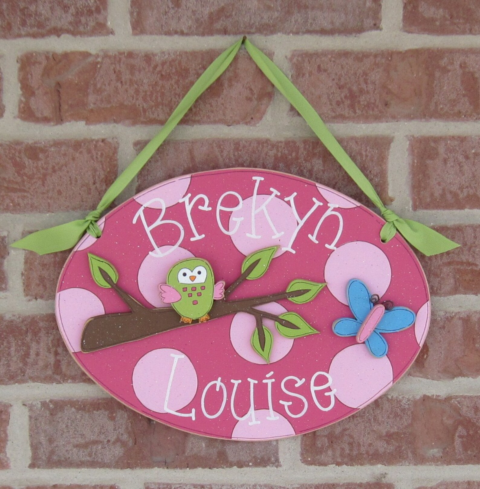 Custom Personalized Name or Word Oval Sign for Children Home - Etsy