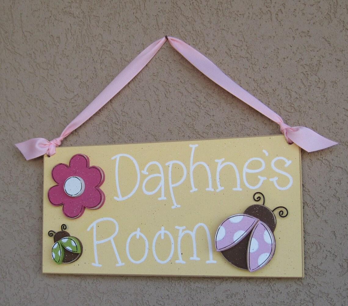 Custom Personalized NAME or WORD SIGN for Children Home - Etsy
