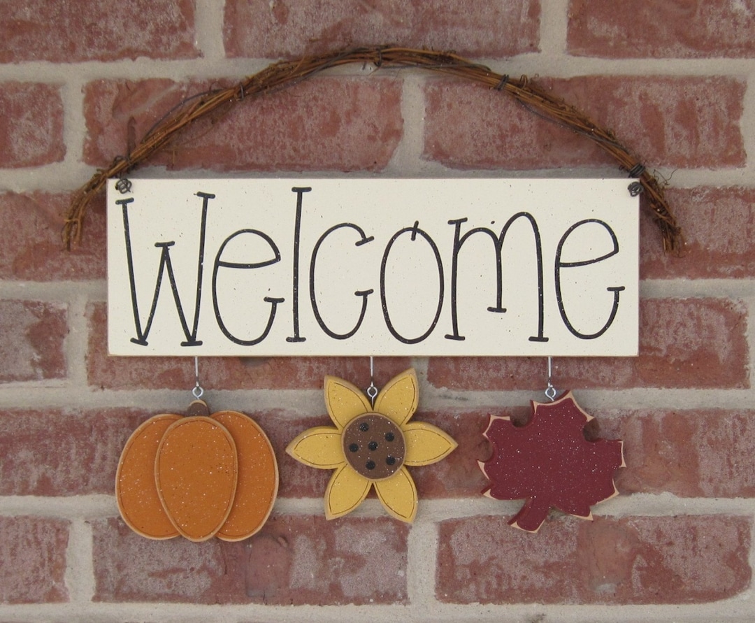 Monthly WELCOME SIGN (SEPTEMBER) for Wall and Home Decor - Etsy