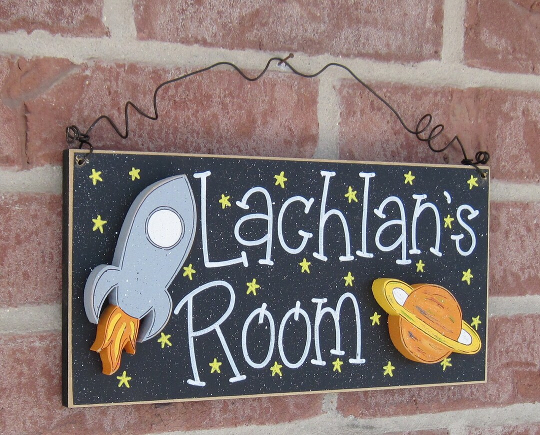 CUSTOM PERSONALIZED NAME or Word Signfor Children, Home, Desk, Shelf ...