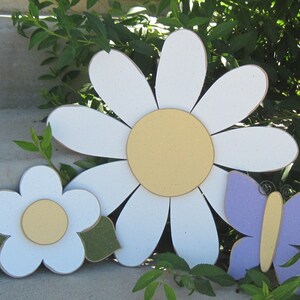 LARGE WHITE DAISY or Your Custom Personalized Colors for Wall Hanging ...