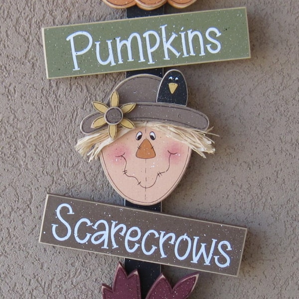 Wooden Scarecrow - Etsy