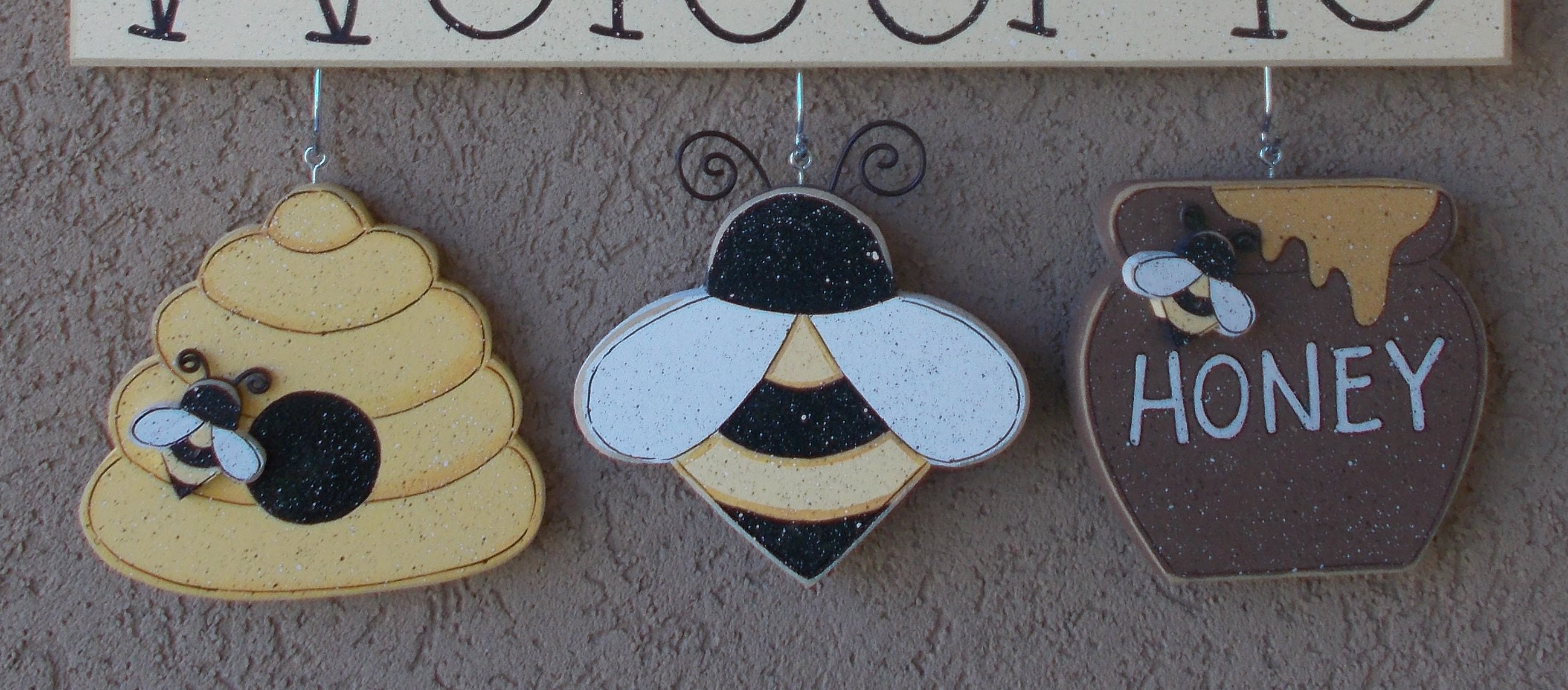 MONTHLY WELCOME BEE Themed Decorations no Sign Included for | Etsy