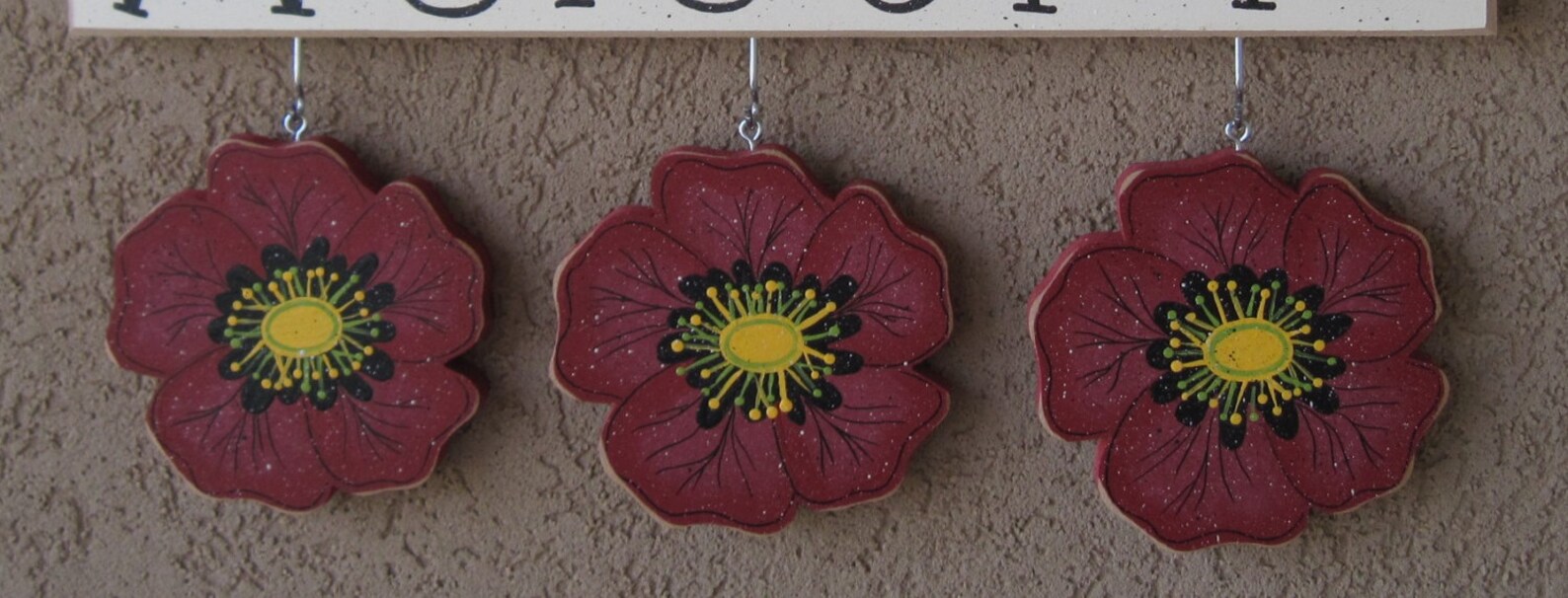 MONTHLY WELCOME POPPY Decorations (no Sign Included) for Wall and Home ...