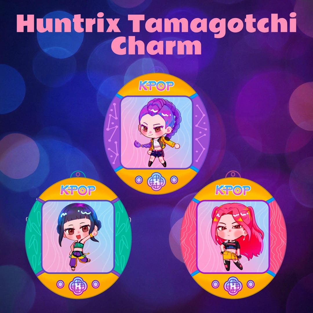 Buy Kpop Demon Hunters Huntrix Keychain Charm, Rumi Mira Zoey Charm ...