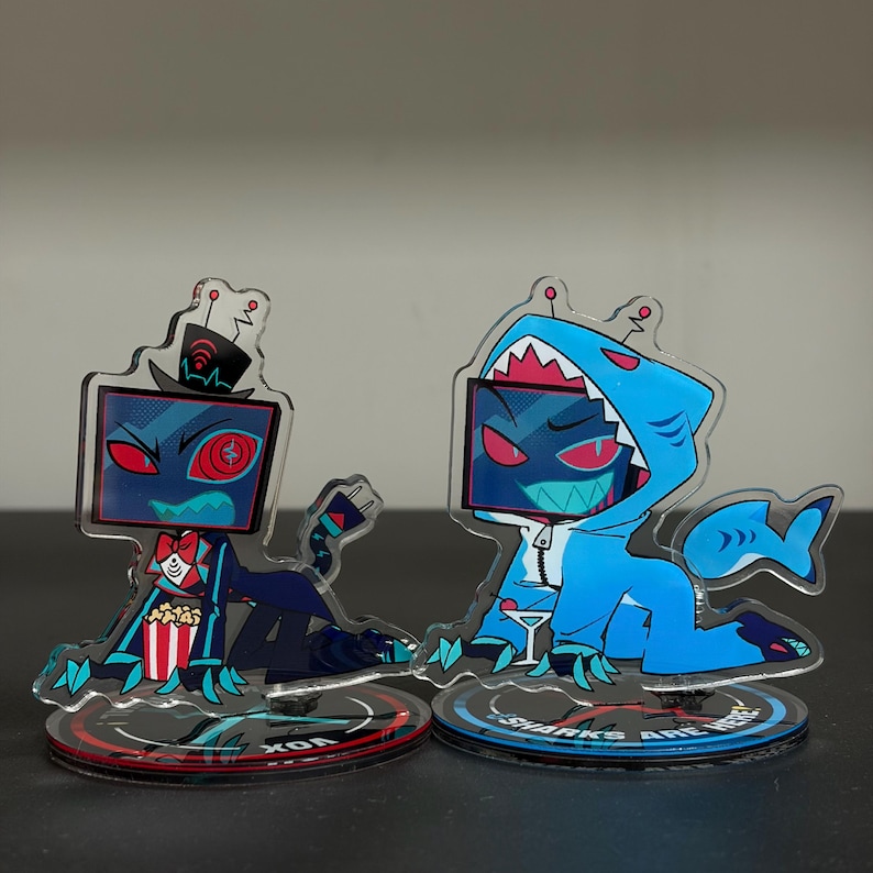 Hazbin Hotel Vox Acrylic Standee, TV Demon Standee, Vox Fan Gift - Etsy