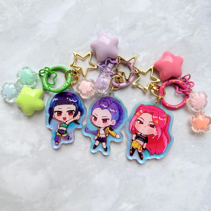 Kpop demon hunters toy a rumi and mira of zoey - Etsy España