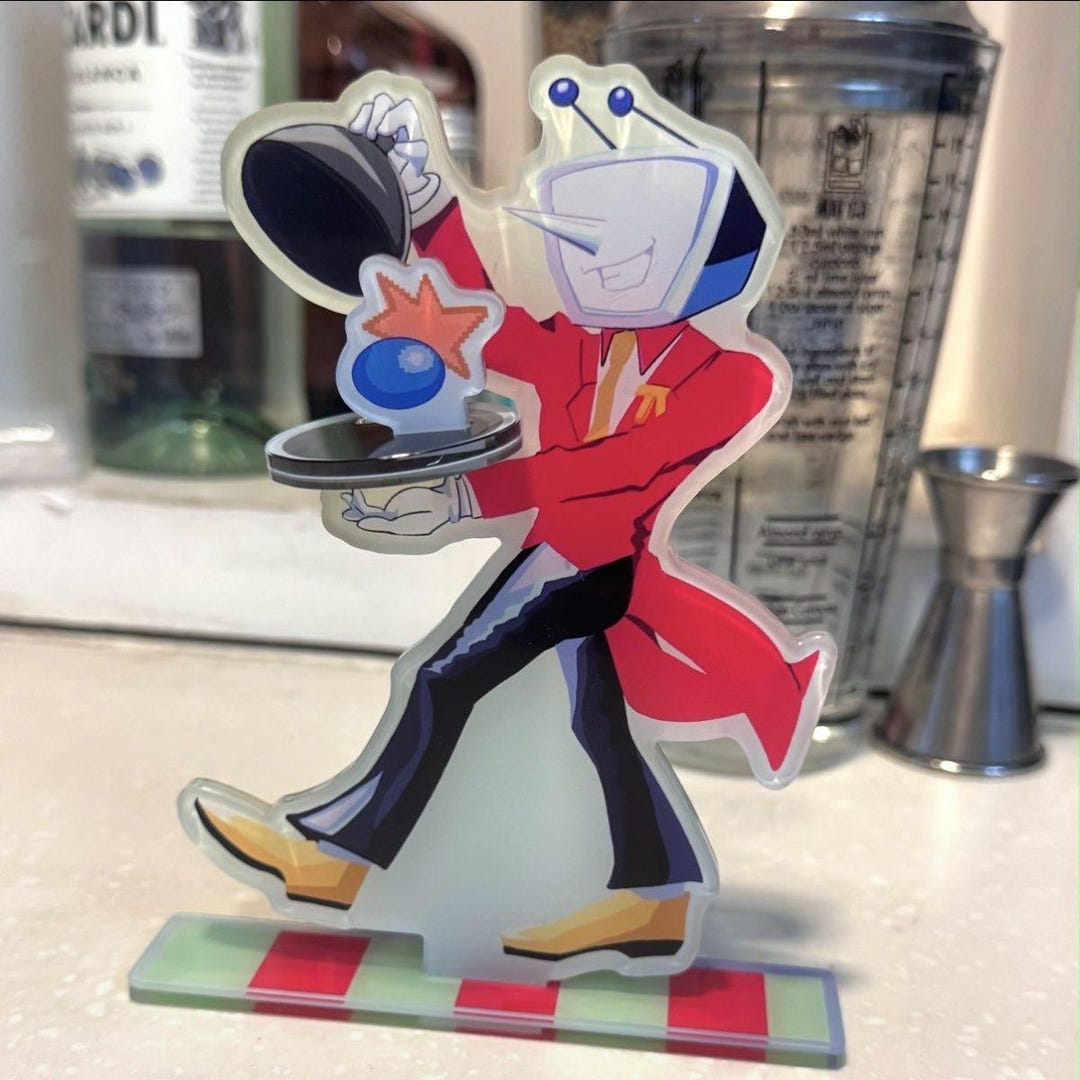 Tenna Deltarune Acrylic Standee, Deltarune Game Desk Display Figure - Etsy