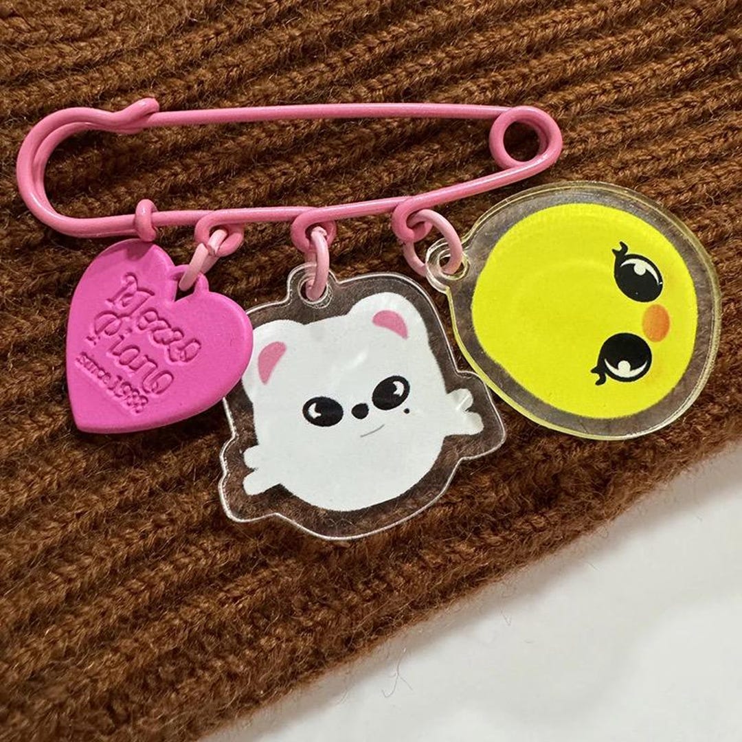Stray Kids SKZOO Heart Keychain Charm, SKZ K-pop Gifts - Etsy