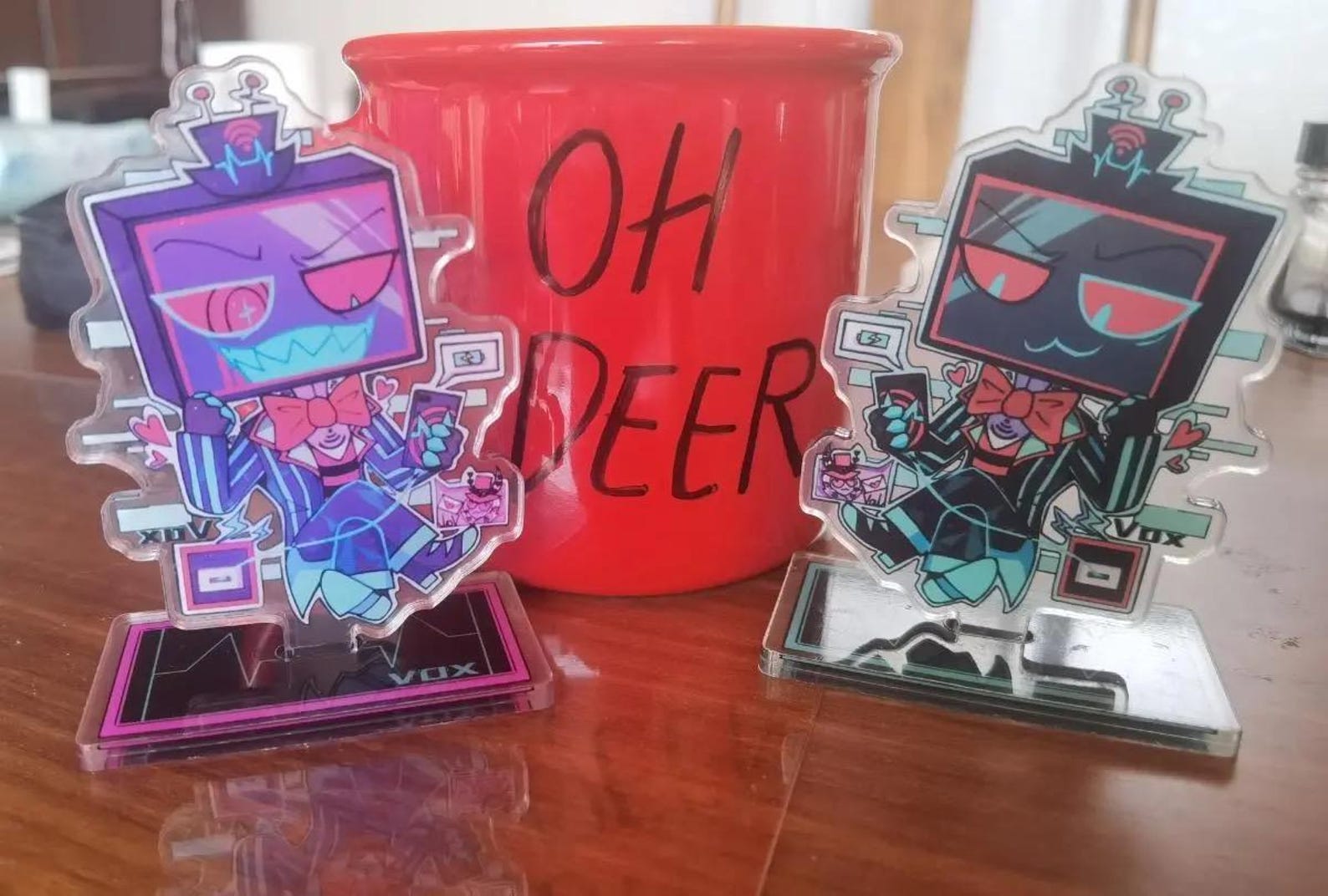 Hazbin Hotel Vox Acrylic Standee, TV Demon Standee, Vox Fan Gift - Etsy