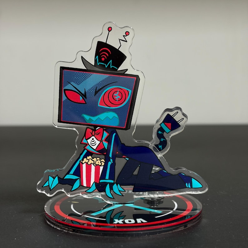 Hazbin Hotel Vox Acrylic Standee, TV Demon Standee, Vox Fan Gift - Etsy