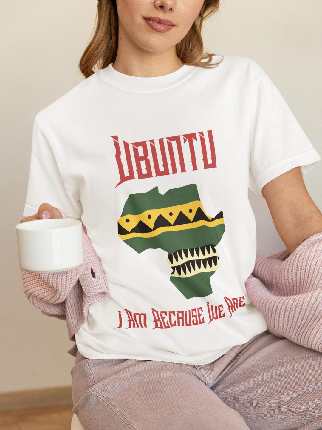 Ubuntu Graphic T-shirt: African Philosophy, Unity & Humanity - Etsy