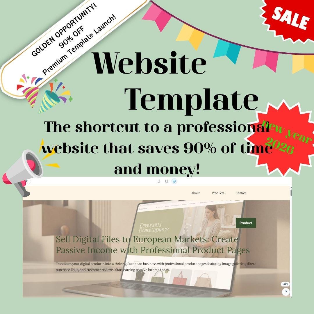 Custom Website Design / Website Template /setup Store in 24 Hours - Etsy