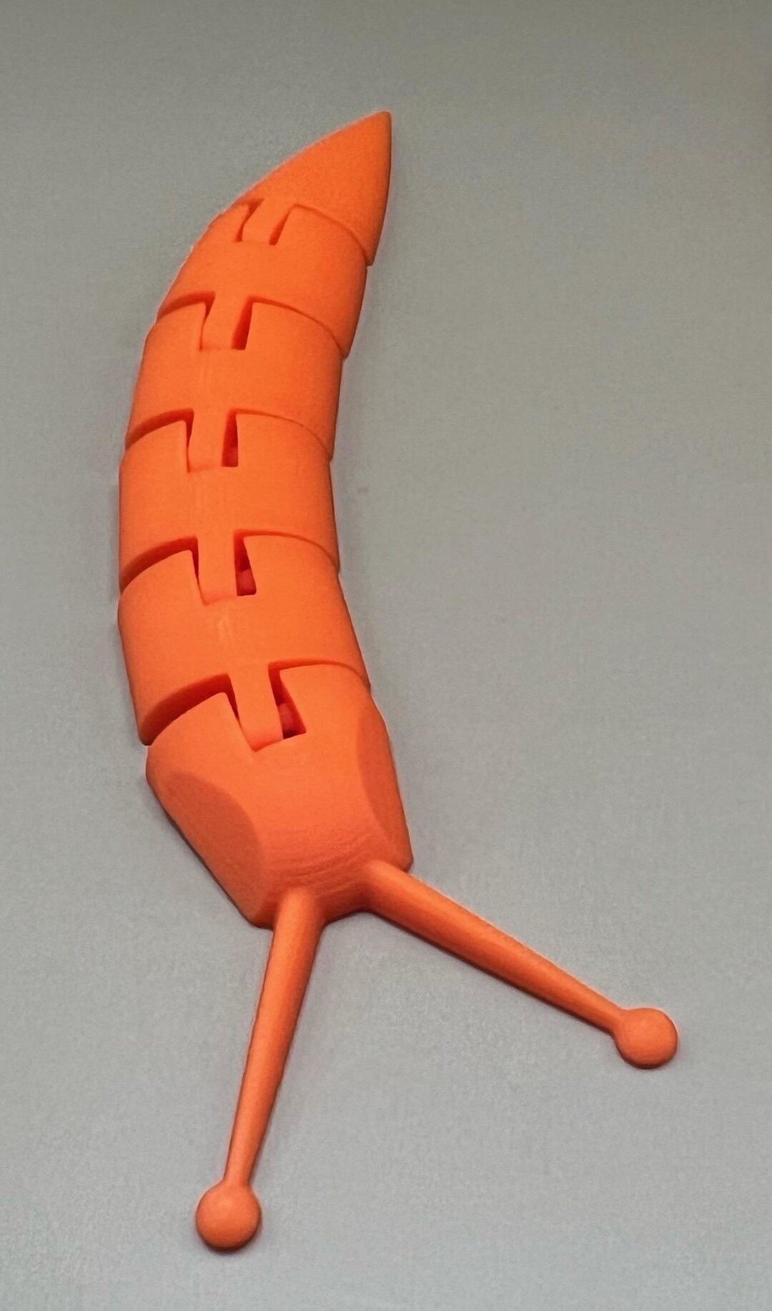 Flexi Fidget Cute Slug Bendy Articulated 3D Printed Model Gift Party ...