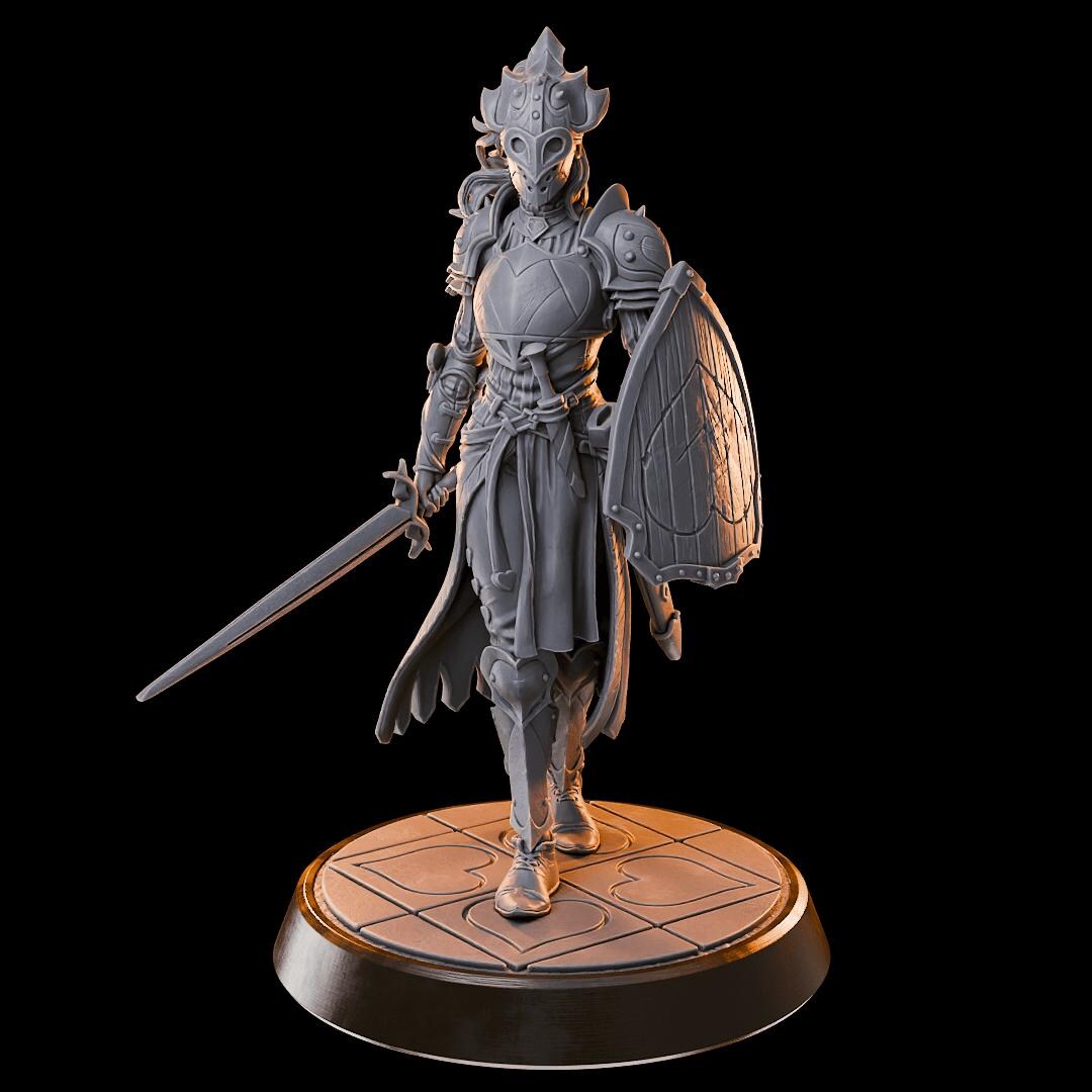 Duelist Resin Miniature (8k+ Resolution) TTRPG & Dnd Mini for Tabletop ...