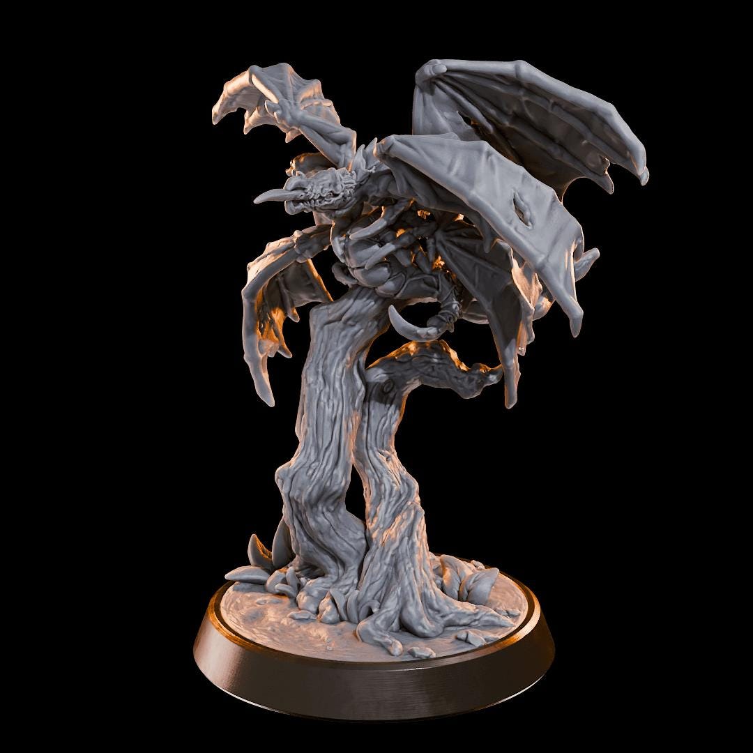 8K Resin Stirge Miniature: Brutal TTRPG Dnd Mini - Etsy