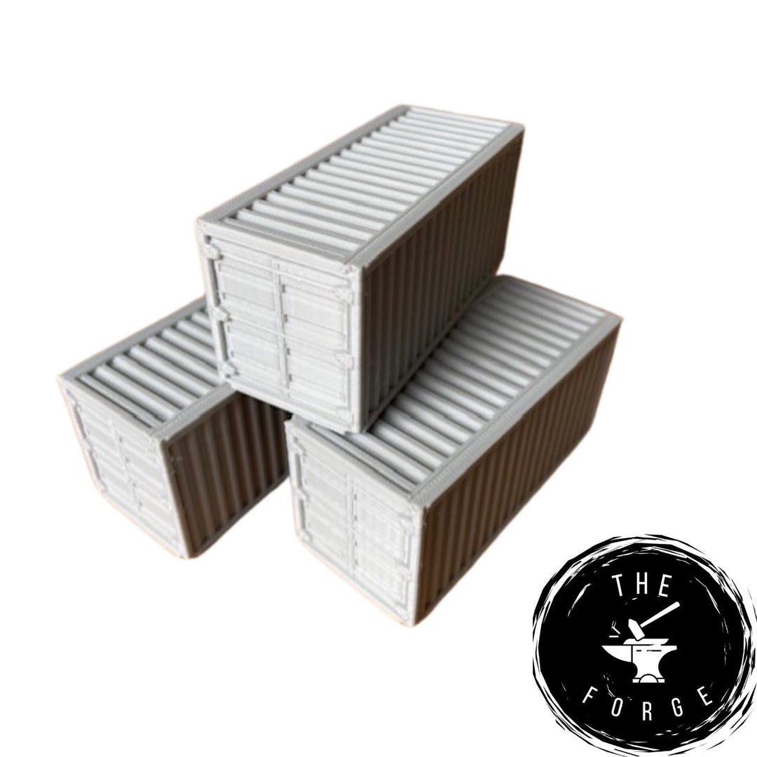Shipping Containers X3 - New Scenery/terrain - Urban Scatter 28mm/40mm ...