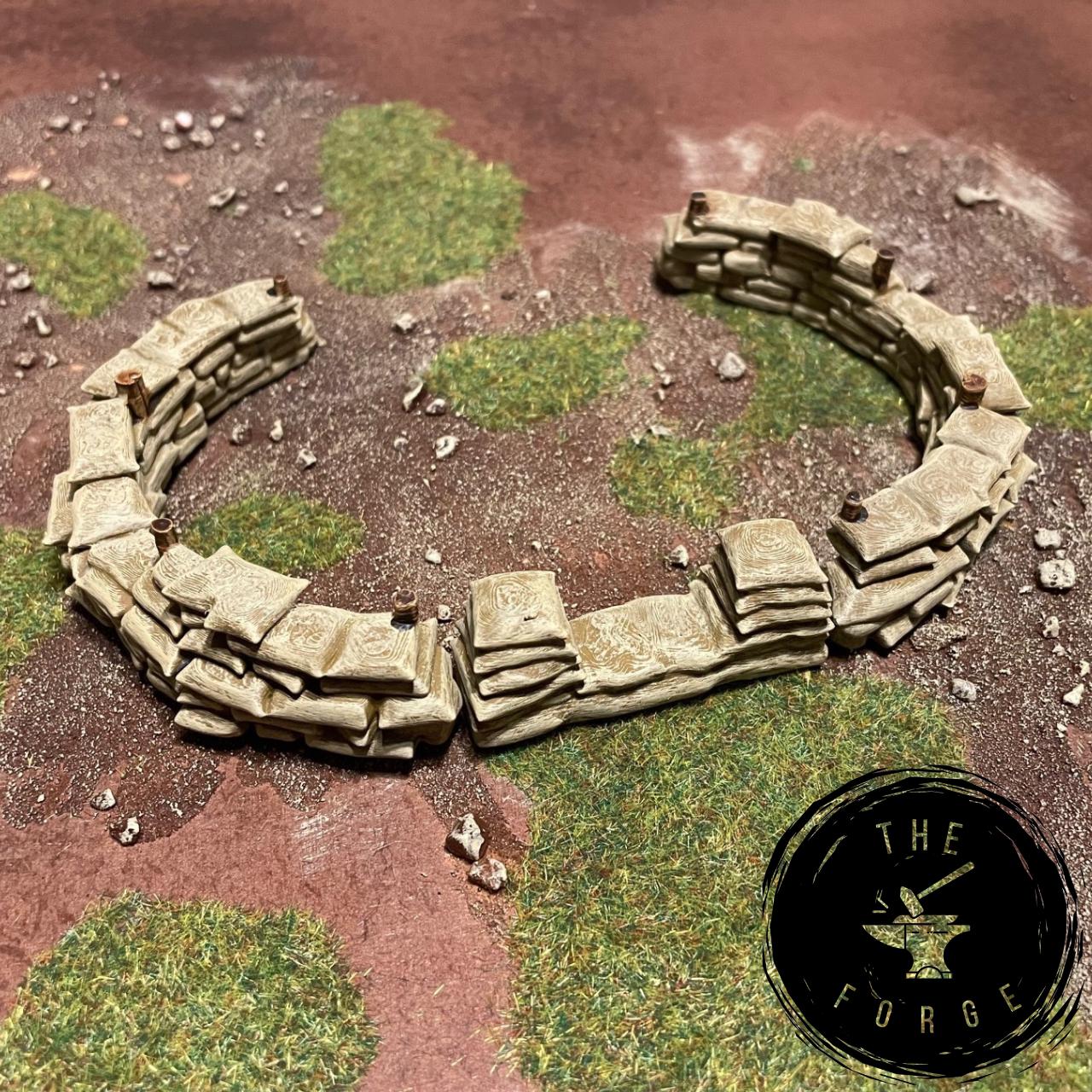 Sandbag Barricades WW2 - Scatter Terrain/bolt Action/flames of War 15mm ...