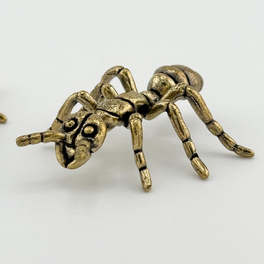 Copper Ant Figurines – Miniature Insect Statues for Tea Pet, Desk Decor ...
