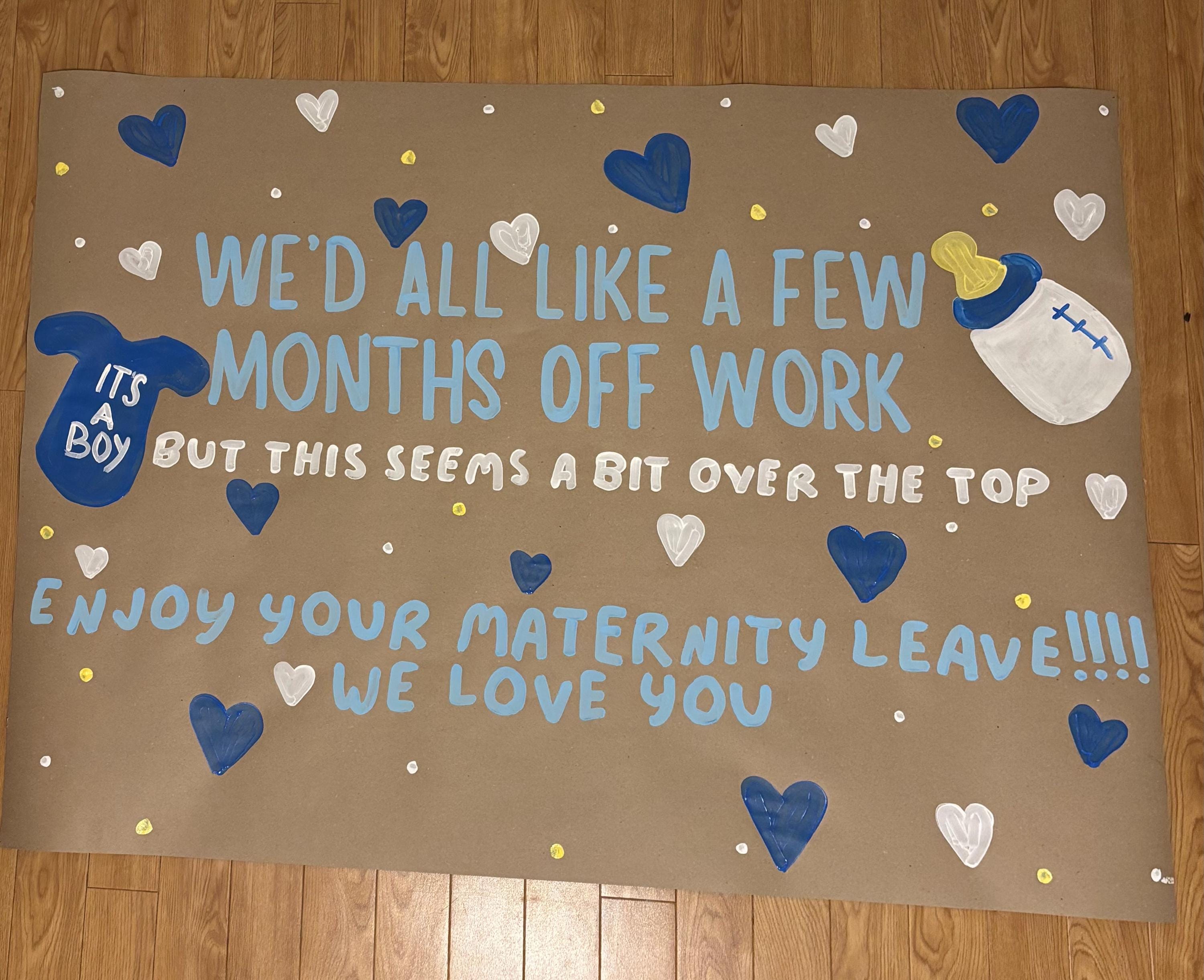 Maternity Leave Banner - Etsy