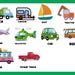 Transportation Word Book - Etsy