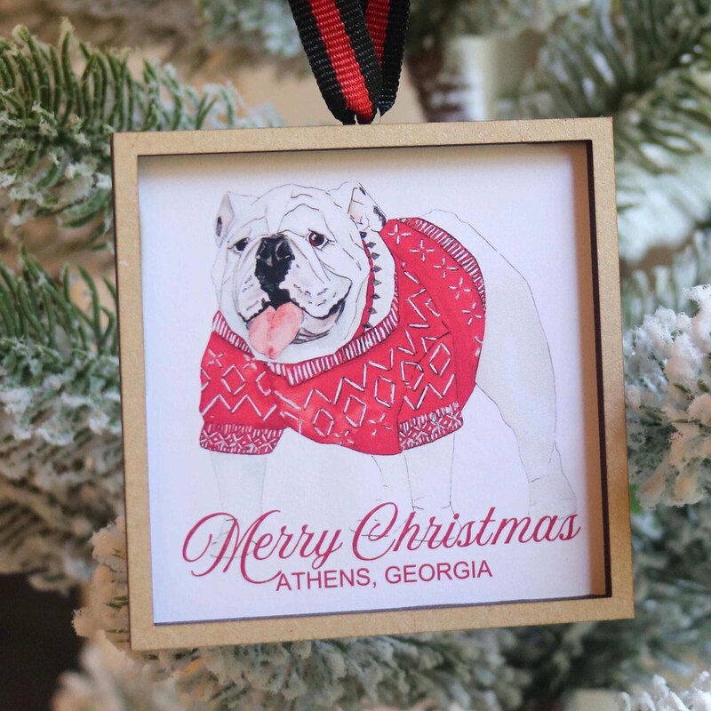 Uga Christmas Ornament - Etsy