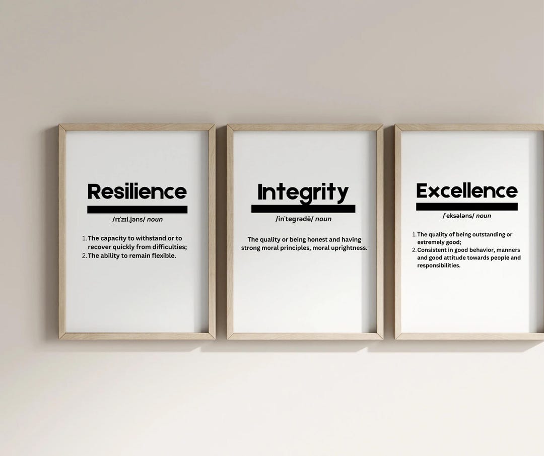 Empower Your Workspace With Resilience, Integrity, and Excellence ...