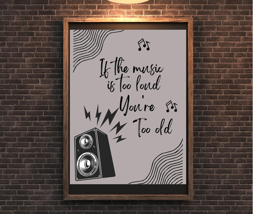 Music Wall Art, Music Wall Decoration, Music Wall Poster, Music ...