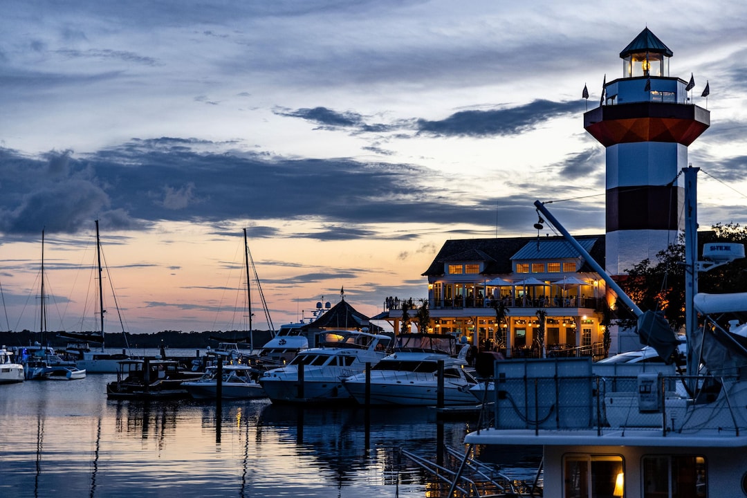 Printable Hilton Head Sunset With Lighthouse - Etsy