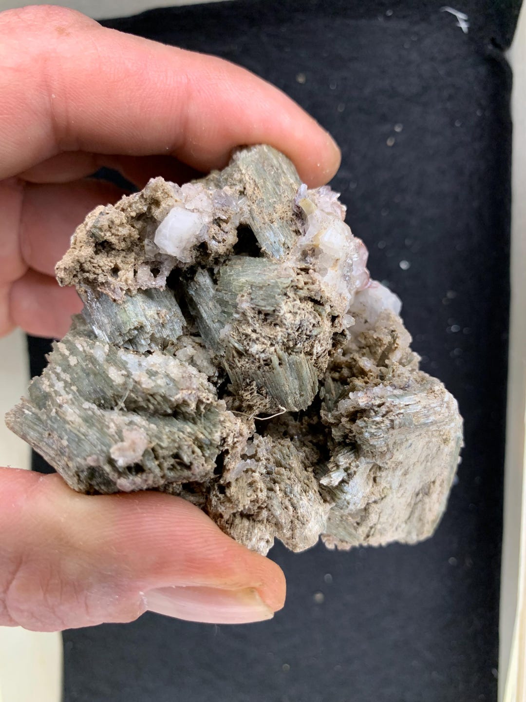 Pale Green Tremolite-actinolite, Grenville, Outaouais, Quebec, Canada ...