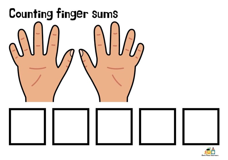 Maths Practice Printable, Addition, Subtraction Game, Counting Practice ...