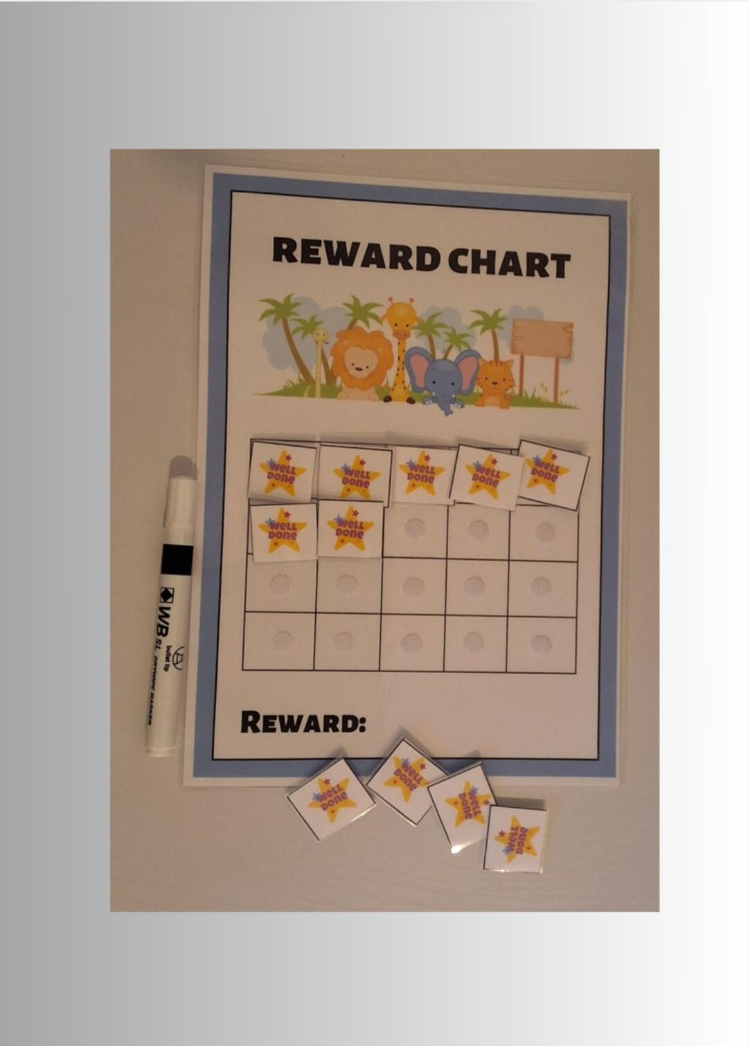 Printable Zoo Animal Reward Chart for Kids Goal Chart Behaviour Tool ...