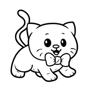Cat -themed Colouring Pages- Fun and Creative Digital Download ...