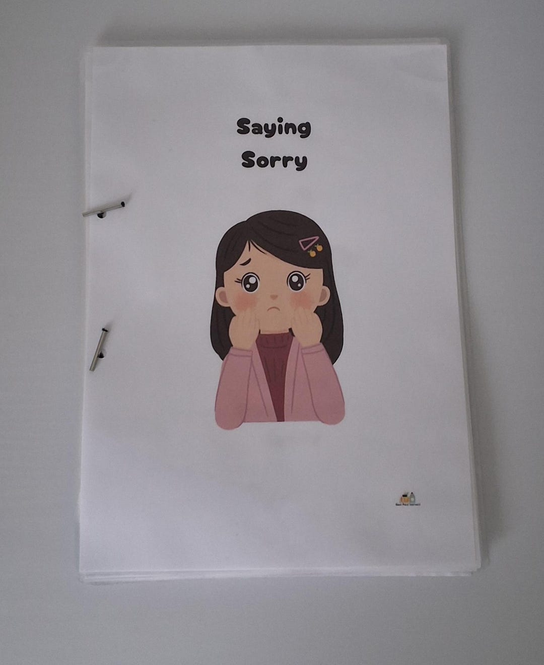 Social Story About Saying Sorry Autism SEN Printable Resource Digital ...