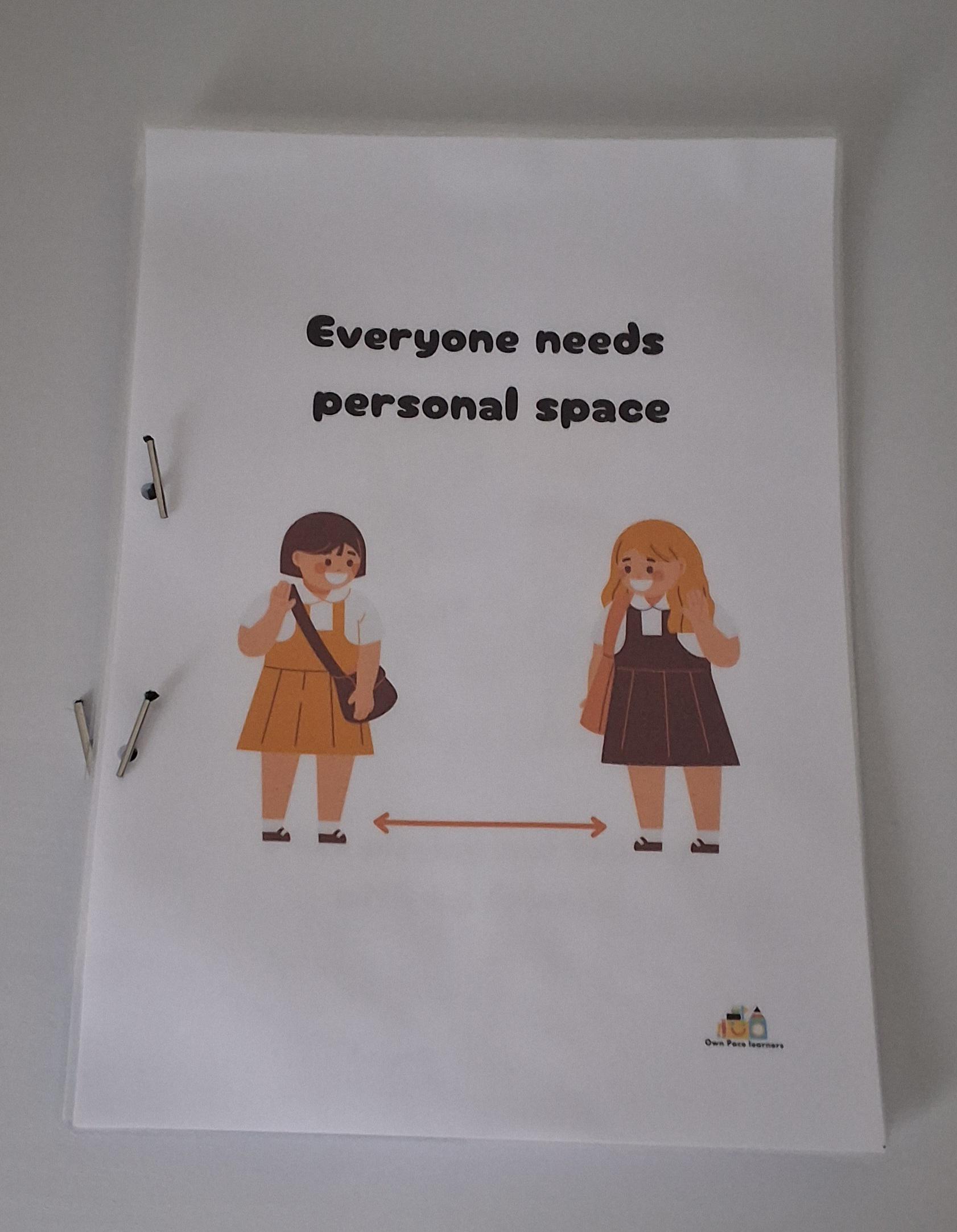 Social Story About Personal Space Autism SEN Printable Resource Digital ...