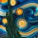 Quilling Art: the Starry Night - Etsy