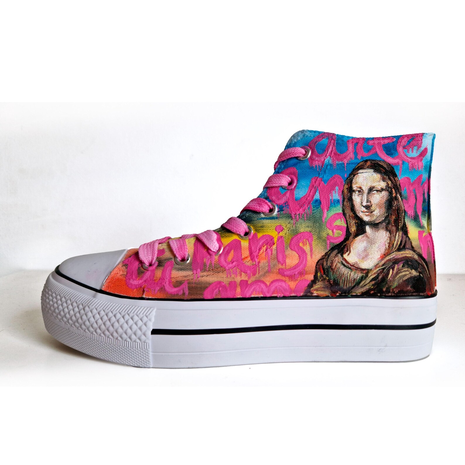 Hand-painted Art Sneakers: Custom Famous Painting Shoes - Etsy