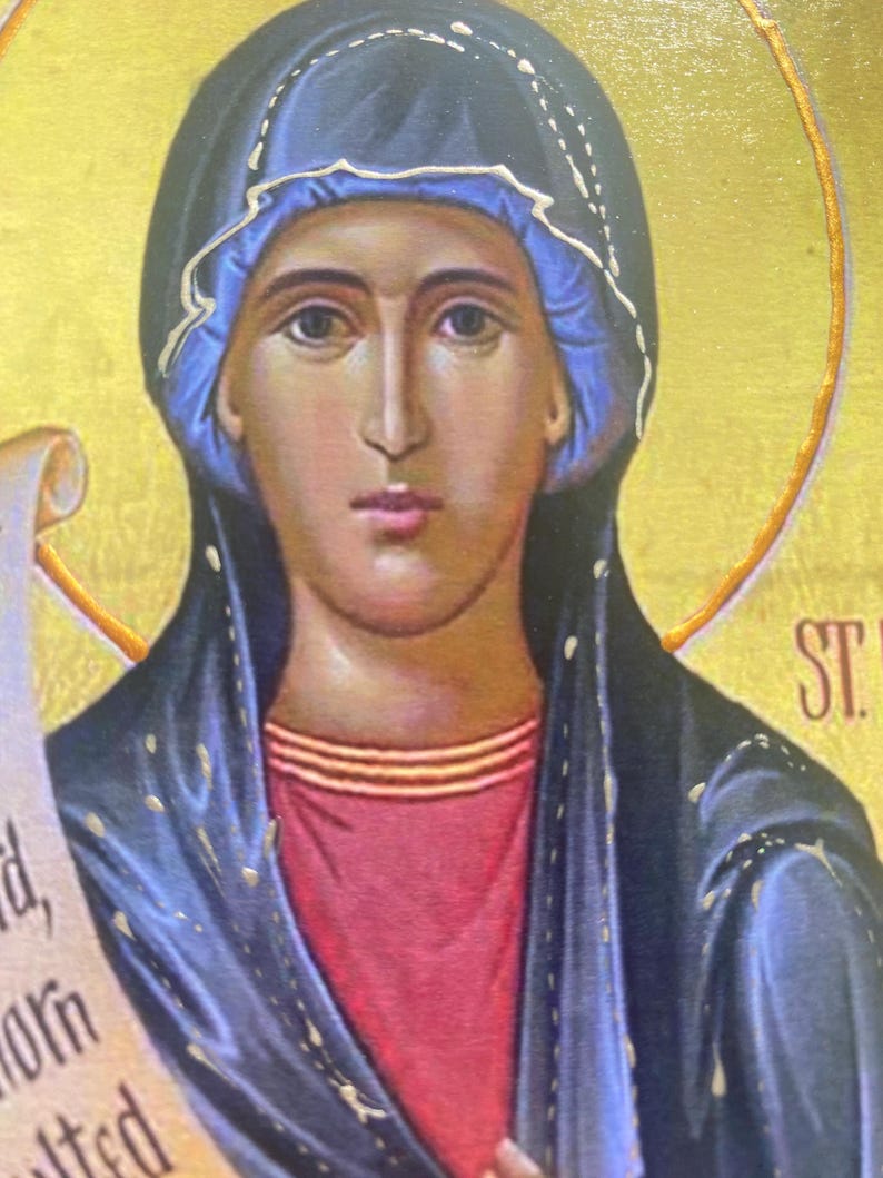 Saint Prophetess Hannah Icon Orthodox Icons Greek Orthodox Byzantine ...