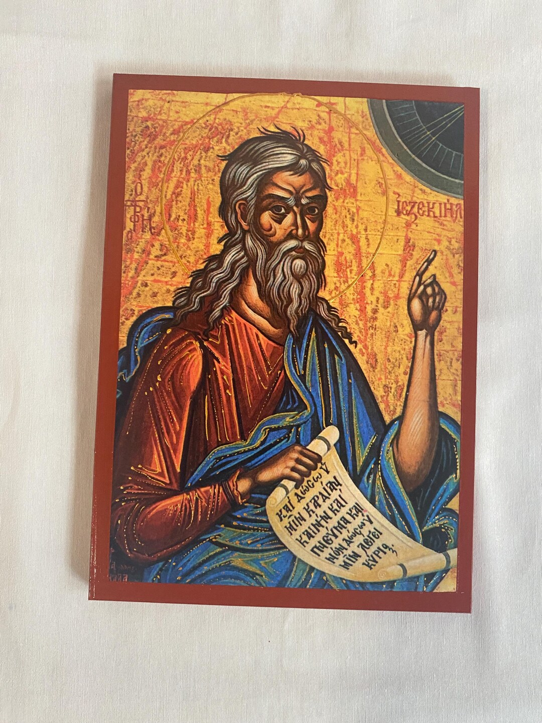 Prophet Ezekiel Icon Orthodox Icons Greek Orthodox Byzantine Icon ...