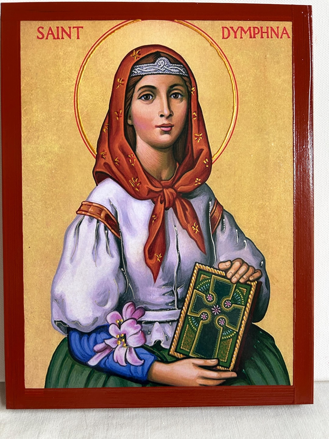 Saint Dymphna Icon Orthodox Icons Greek Orthodox Byzantine Icon Faithful Copy of an Orthodox ...