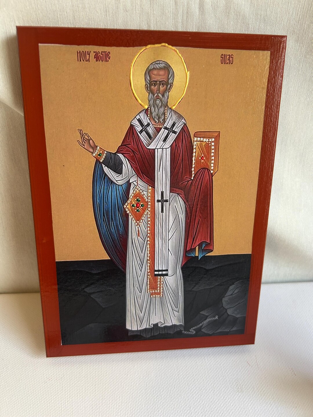 Saint Silas Icon Orthodox Icons Greek Orthodox Byzantine Icon Faithful ...