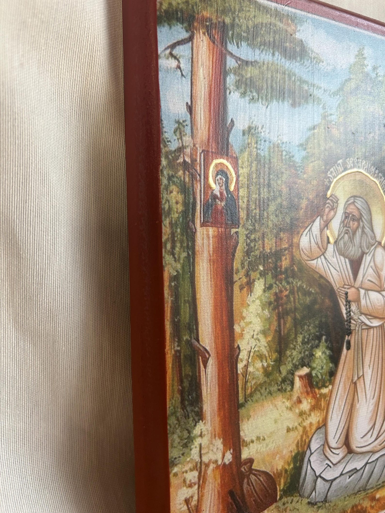 Saint Seraphim Saint Serafim of Sarov Icon Orthodox Icons Greek ...