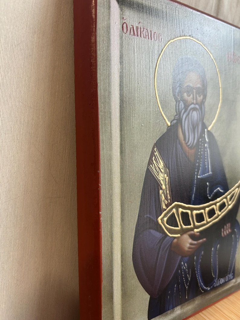Prophet Noah Icon Orthodox Icons Greek Orthodox Byzantine Icon Faithful ...
