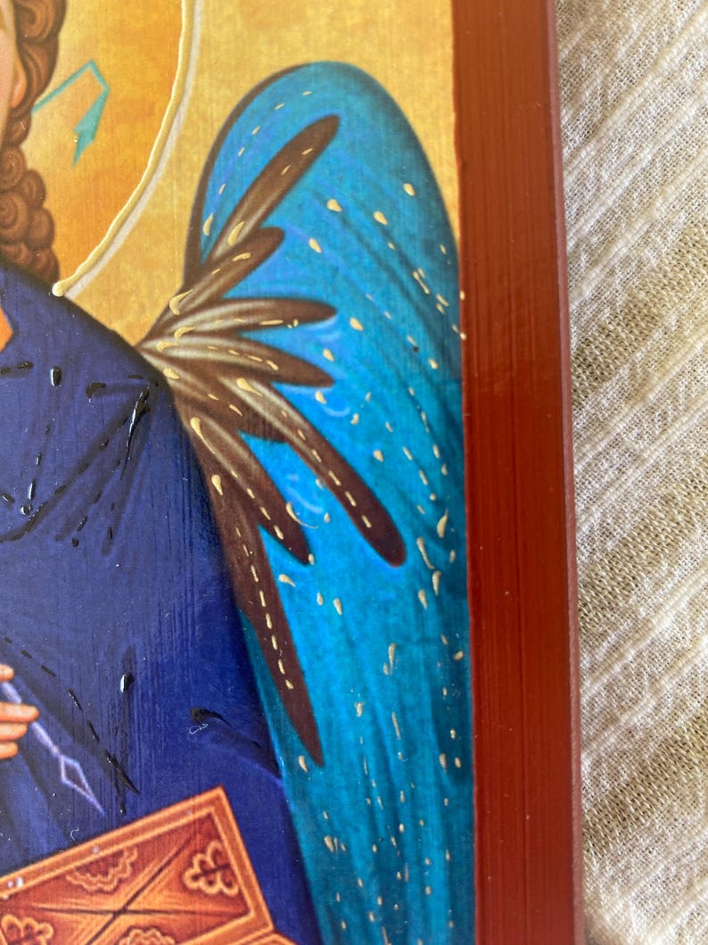 Archangel Raphael Icon Orthodox Icons Greek Byzantine Icon Faithful ...