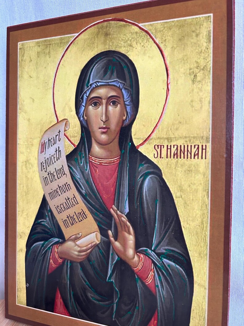 Saint Prophetess Hannah Icon Orthodox Icons Greek Orthodox Byzantine ...