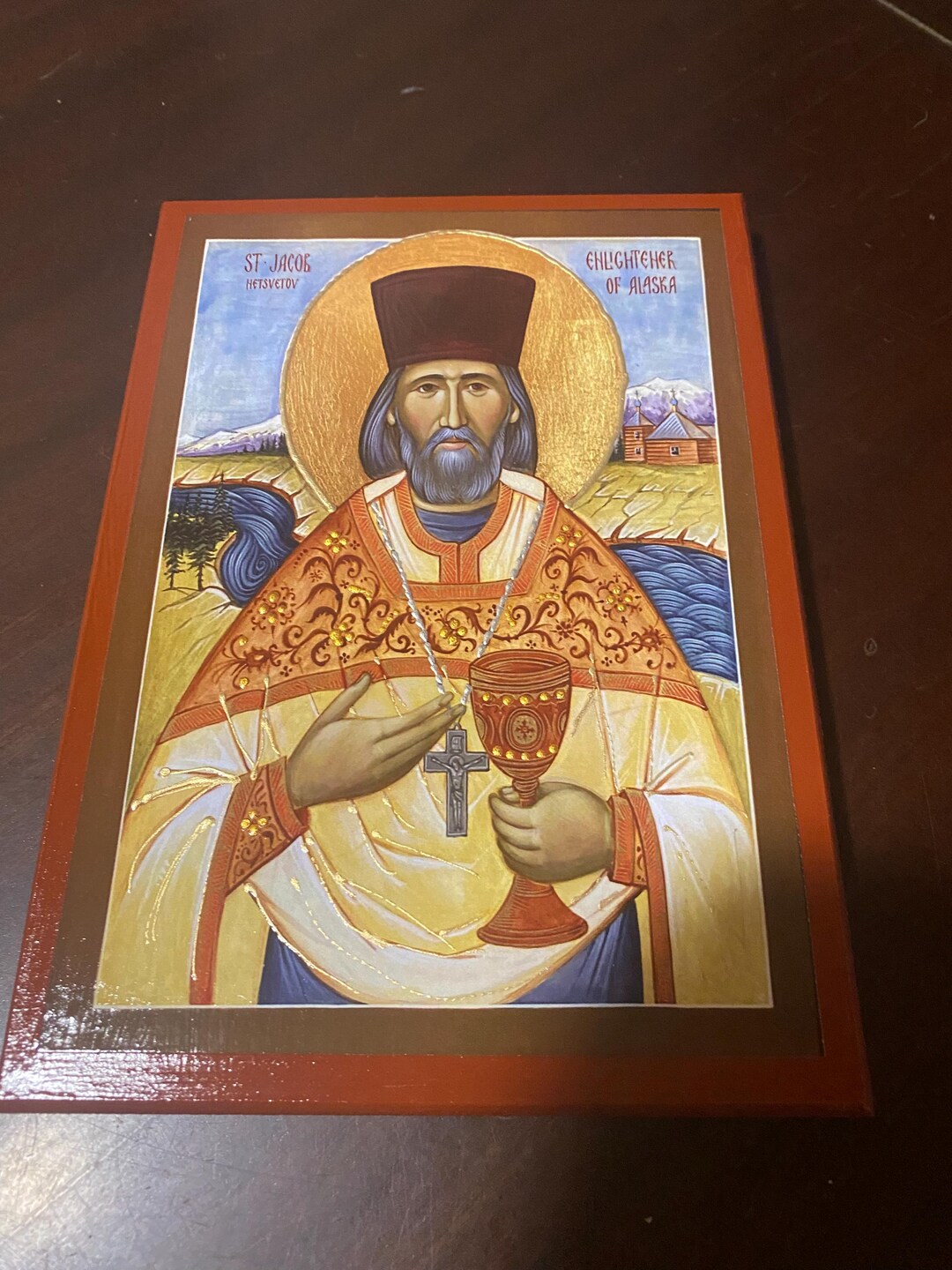 Saint Jacob of Alaska Icon Orthodox Icons Greek Orthodox Byzantine Icon ...