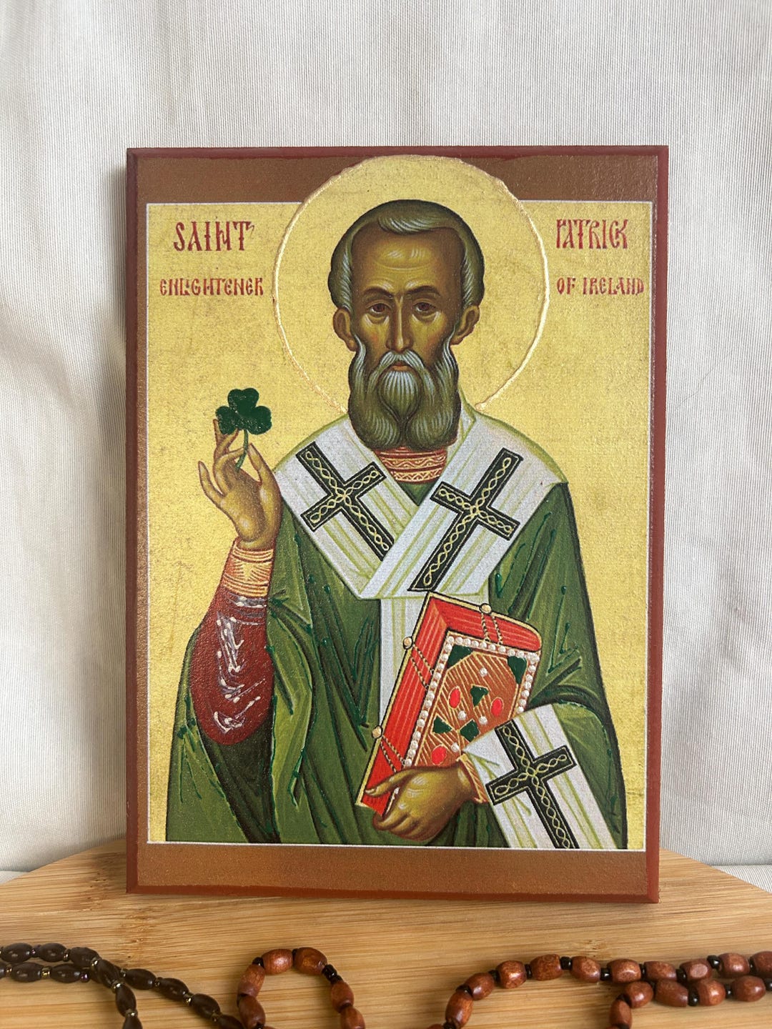 Saint Patrick Icon Orthodox Icons Greek Orthodox Byzantine Icon ...