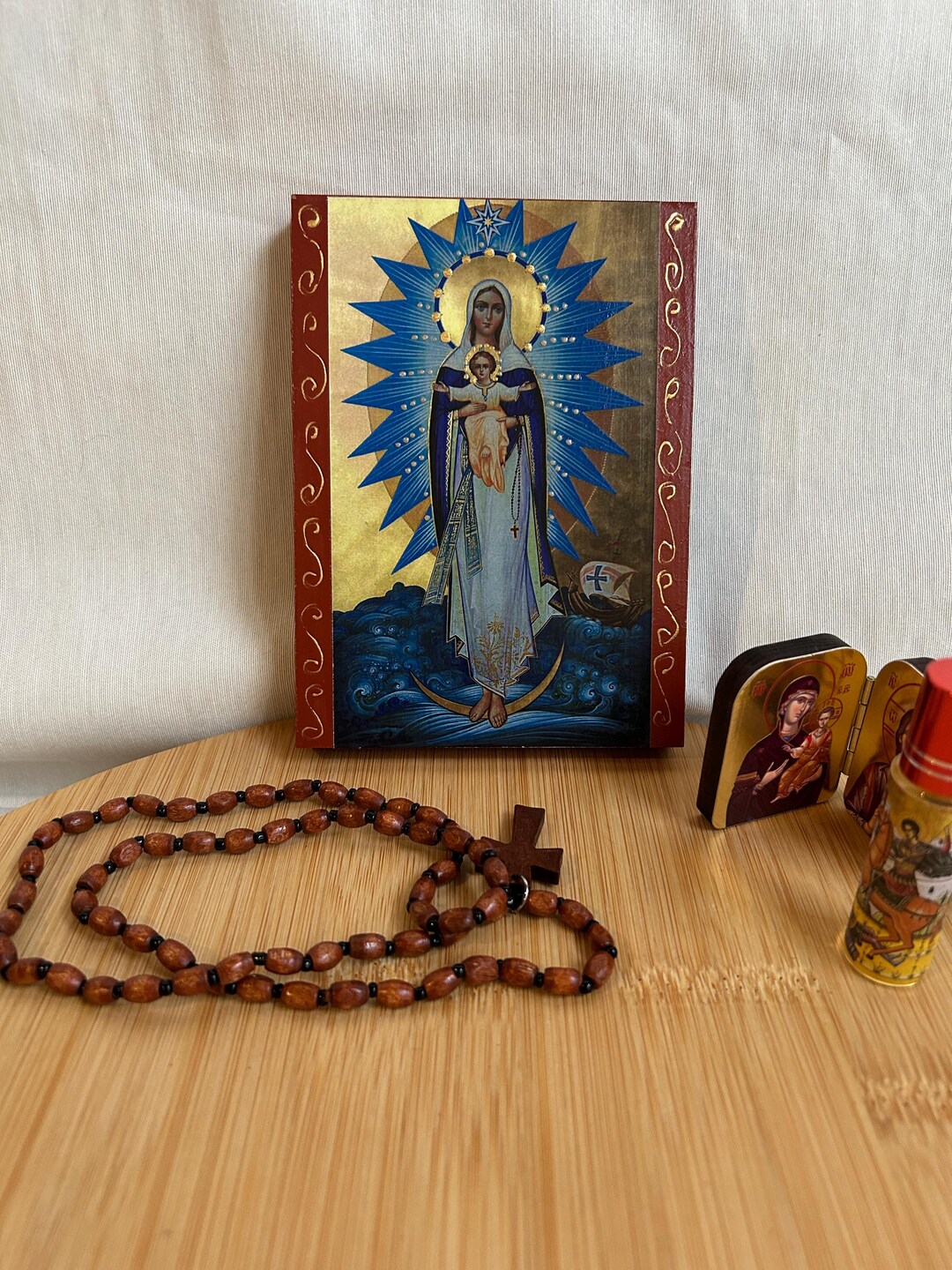Saint Stella Maris Icon Orthodox Icons Greek Orthodox Byzantine Icon ...