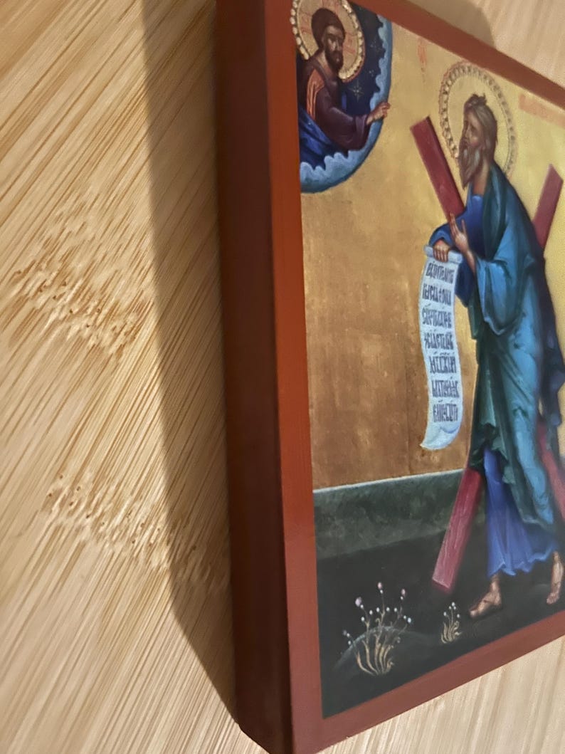 Saint Andrew Icon Orthodox Icons Greek Orthodox Byzantine Icon Faithful ...
